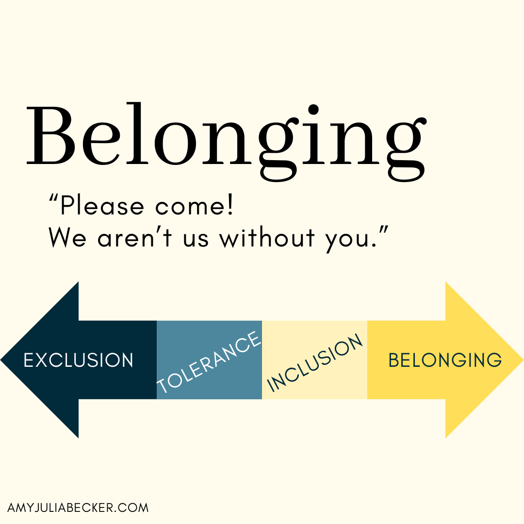 Why Belonging Matters - by Amy Julia Becker