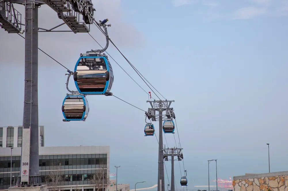 On Gondolas: The Aerial Ones… - by Gad Allon