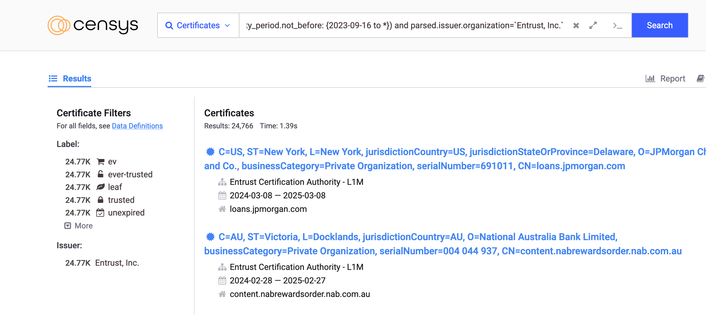 Entrust mis-issues a certificate, Refuses To Follow CA/B Rules