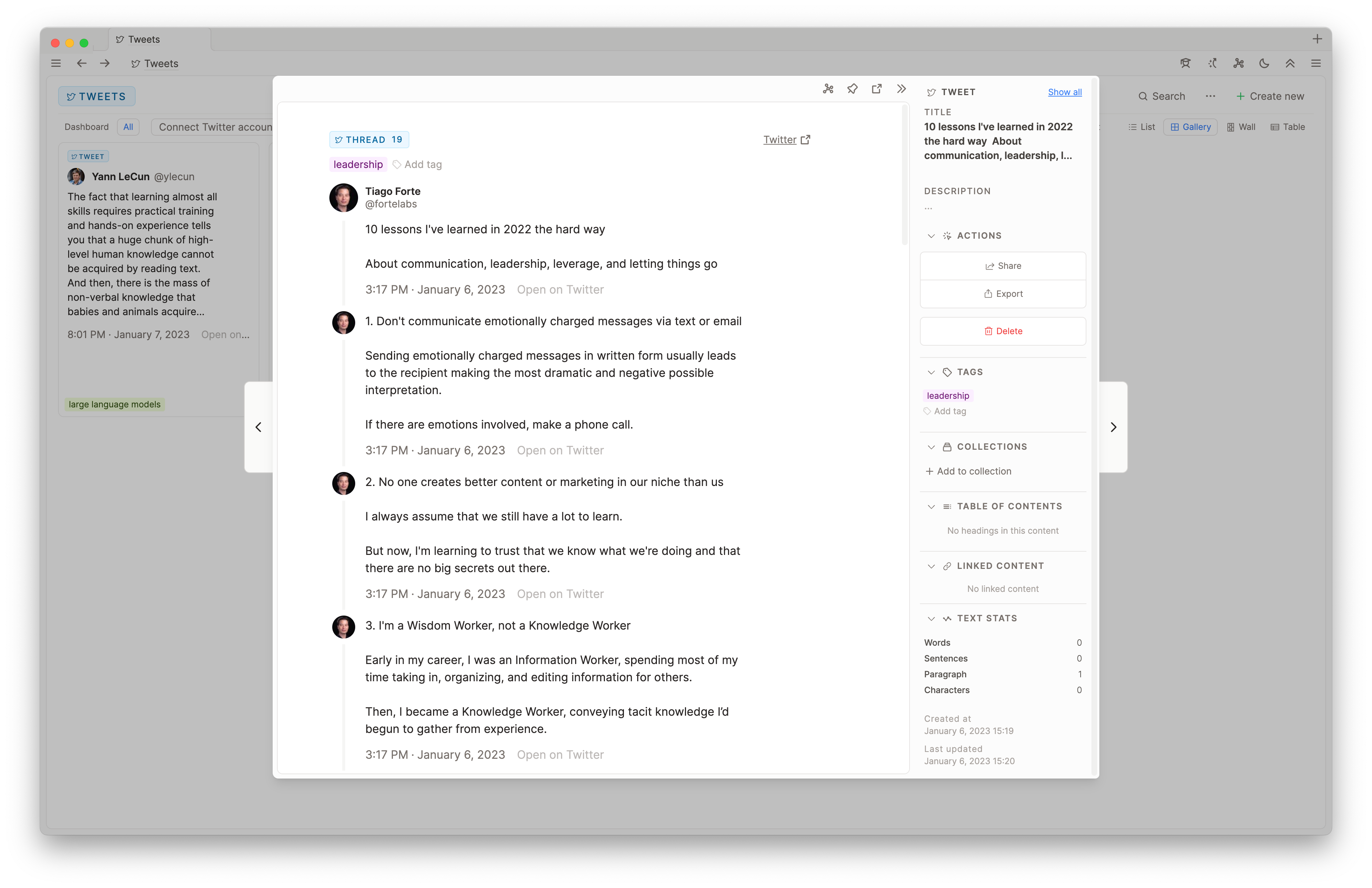 Capacities - Quick Look at the Next Generation PKM Tool
