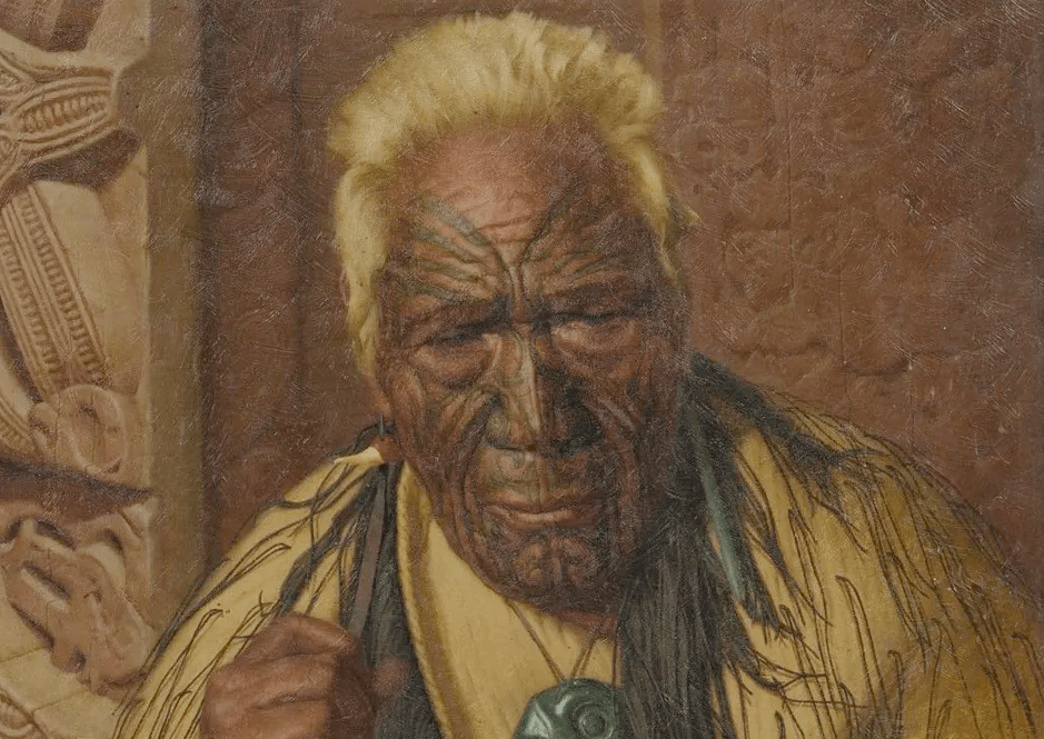 Painting of Maori elder fetches record price