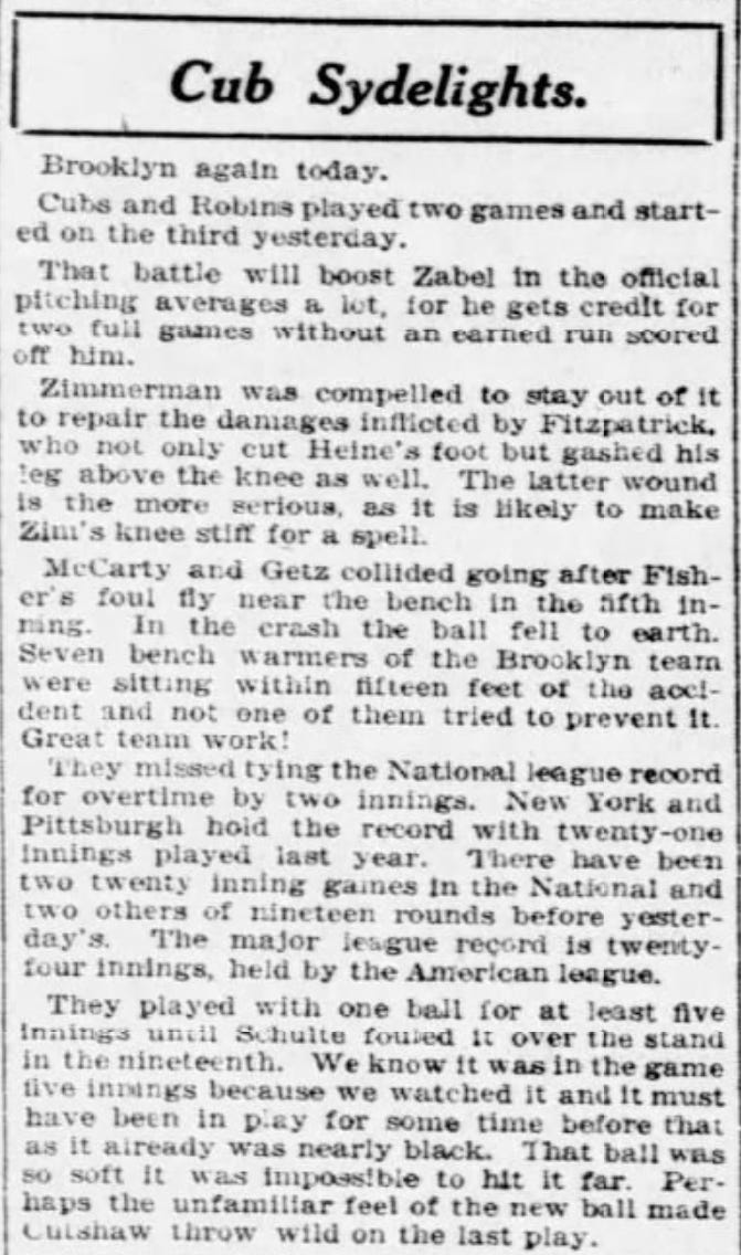 The Longest Relief Performance In History