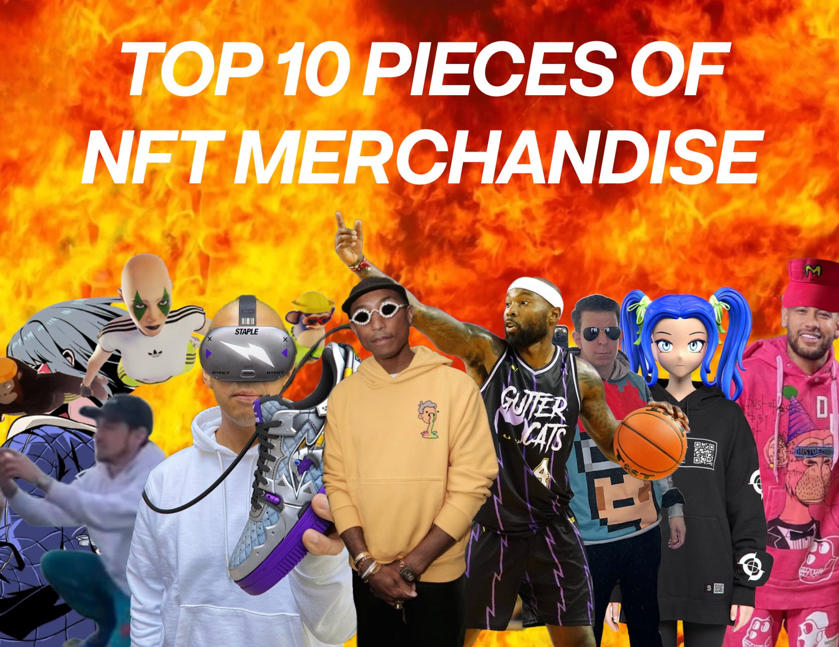 Top 10 Pieces of NFT Merchandise - by 🆖 | Nathan Guergis