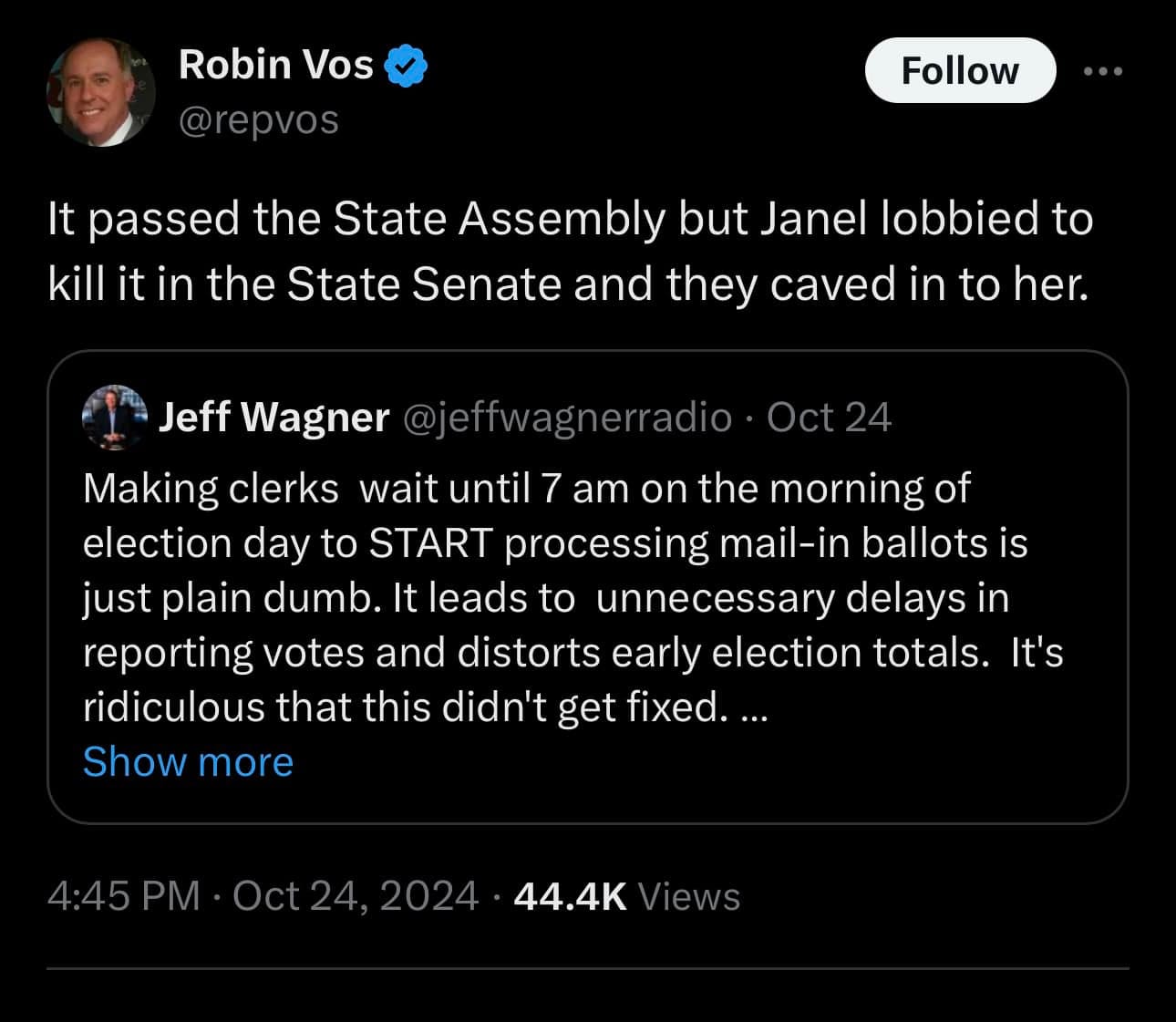 Madison-Monday Morning Report