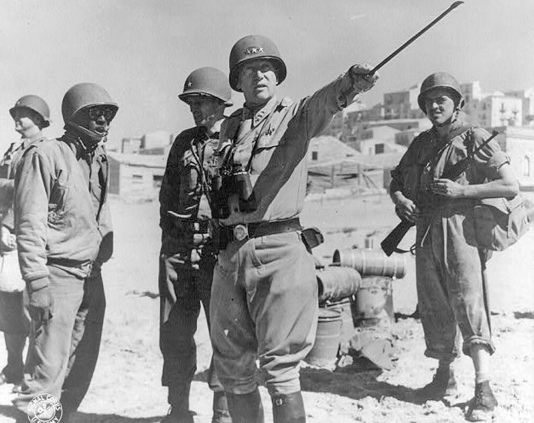 Patton celebrates victory - by Martin Cherrett