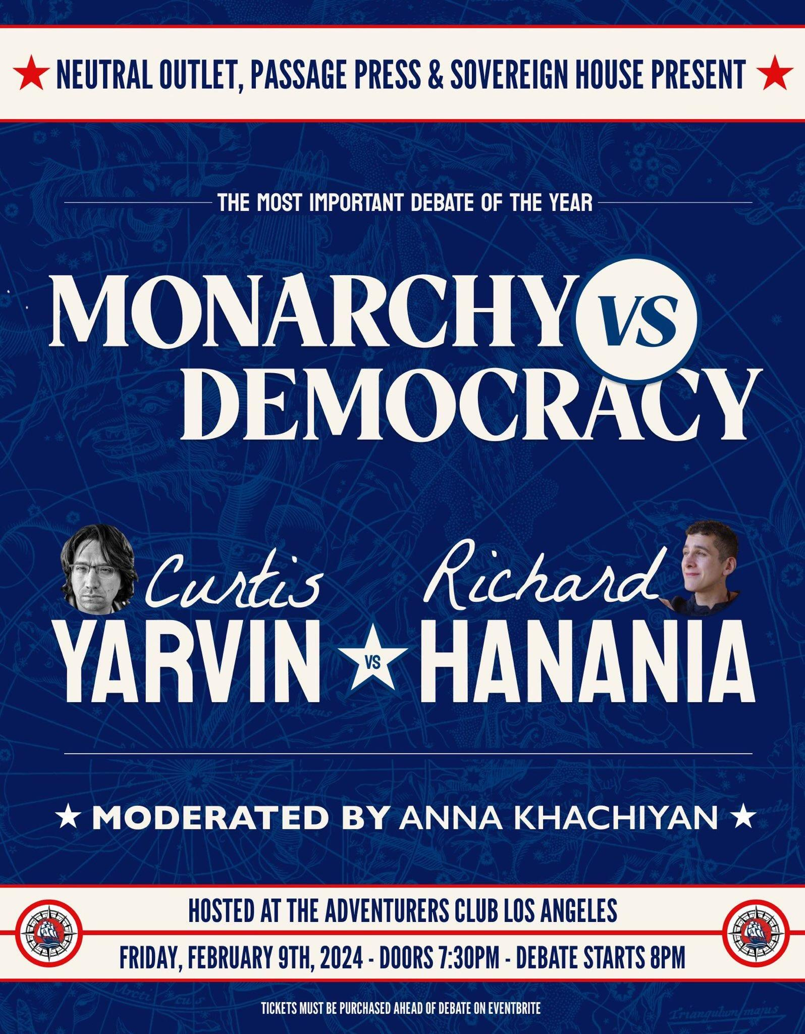 City of Angels with Richard Hanania - by Curtis Yarvin