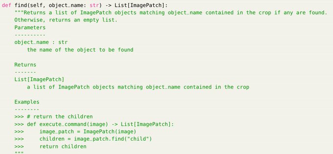 论文快读 :vipergpt Visual Inference Via Python Execution For Reasoning