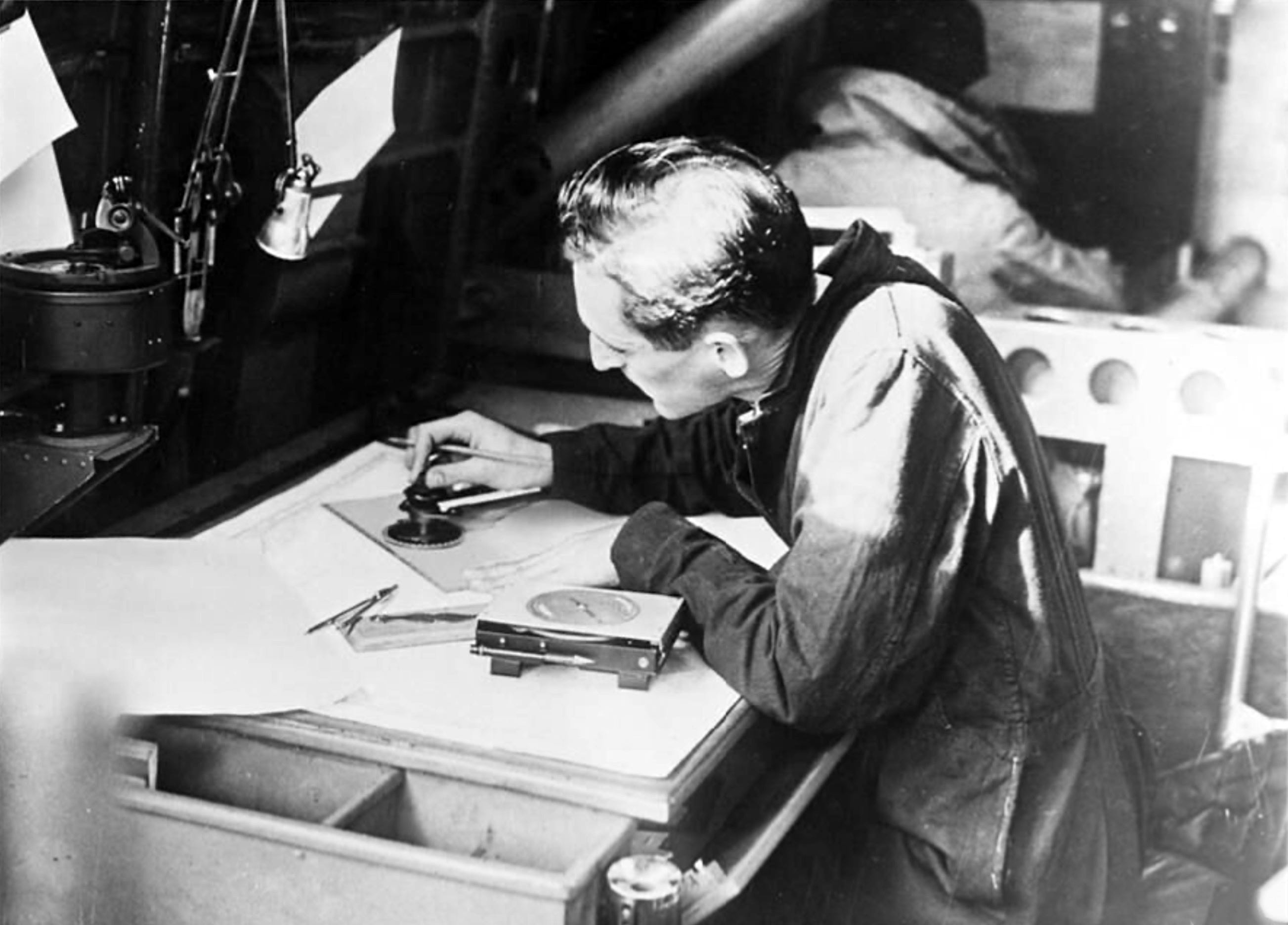 Preparing for an anti U-boat patrol - by Martin Cherrett