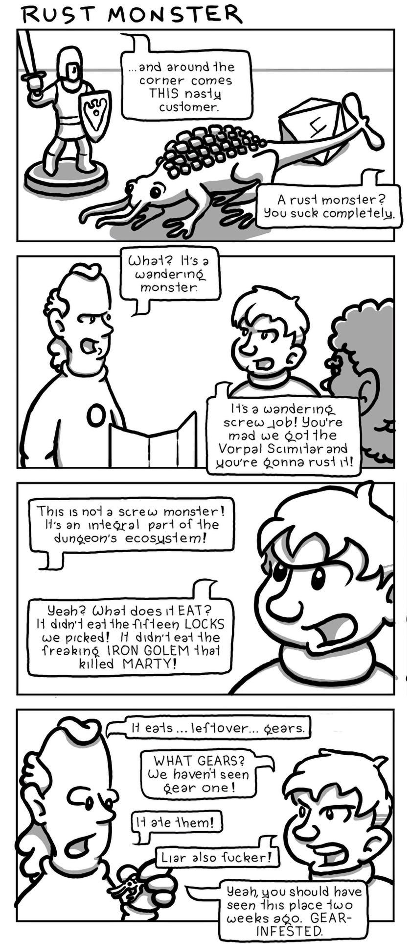 Rust Monster | Speak With Monsters - by Lore Sjöberg