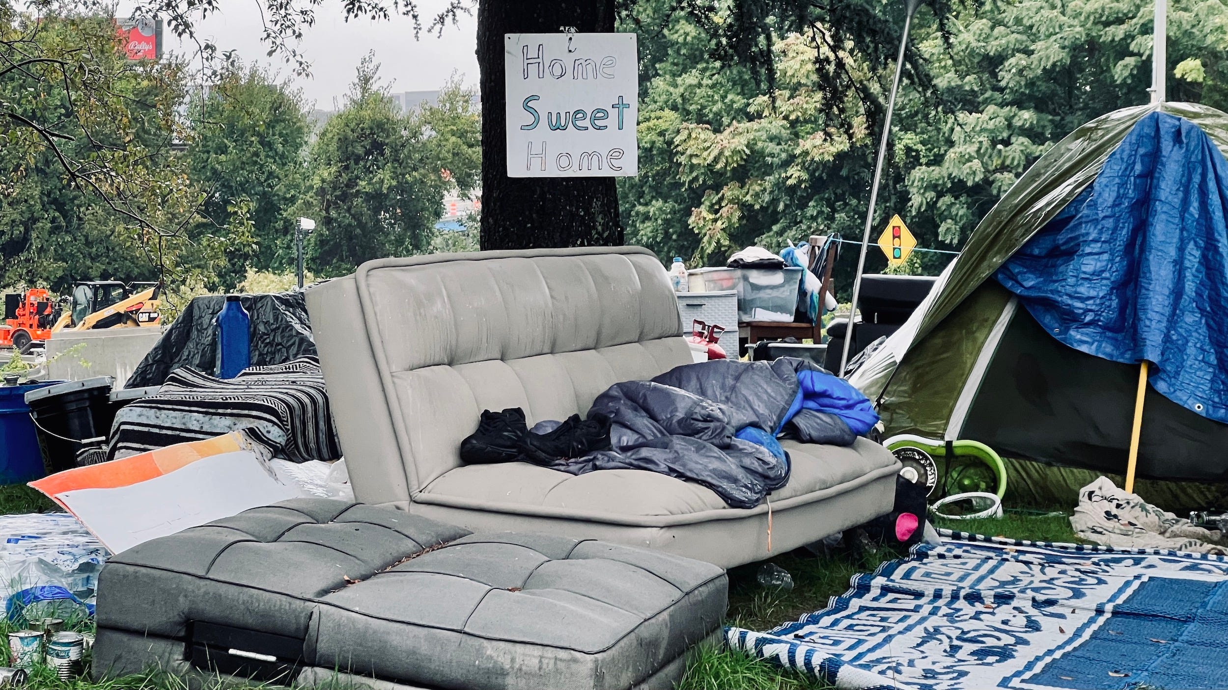 Michael Nugent was arrested for being unhoused today. The official ...