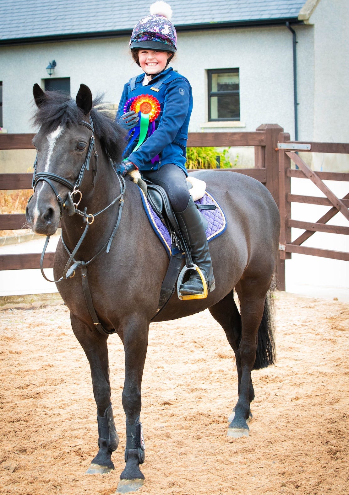 Megan dominates at Hagans Croft show jumping
