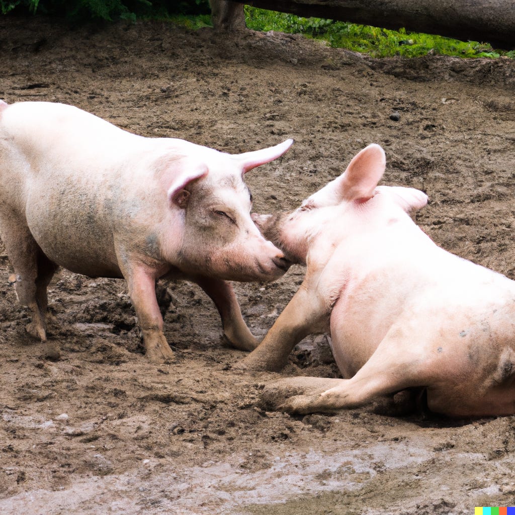 Vision of the Pigs - by Karen Hoffman