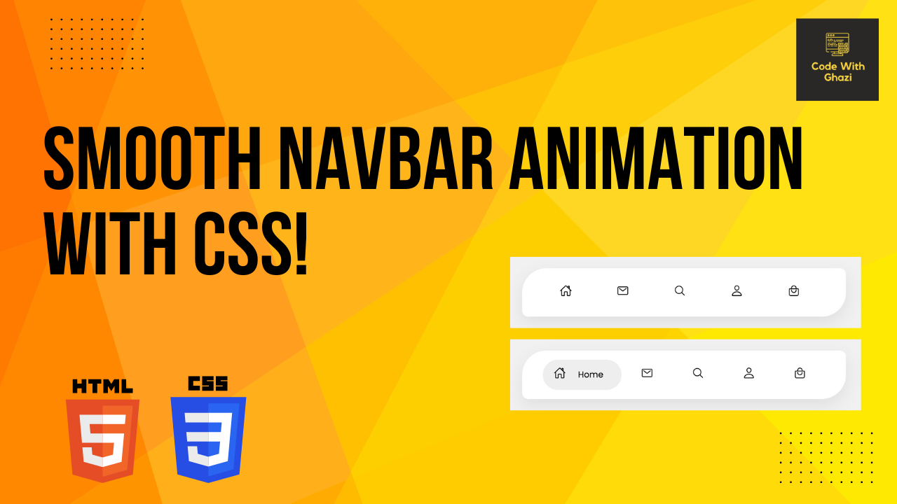馃帹 Master Animated Navbars With Html Css And Ionicons