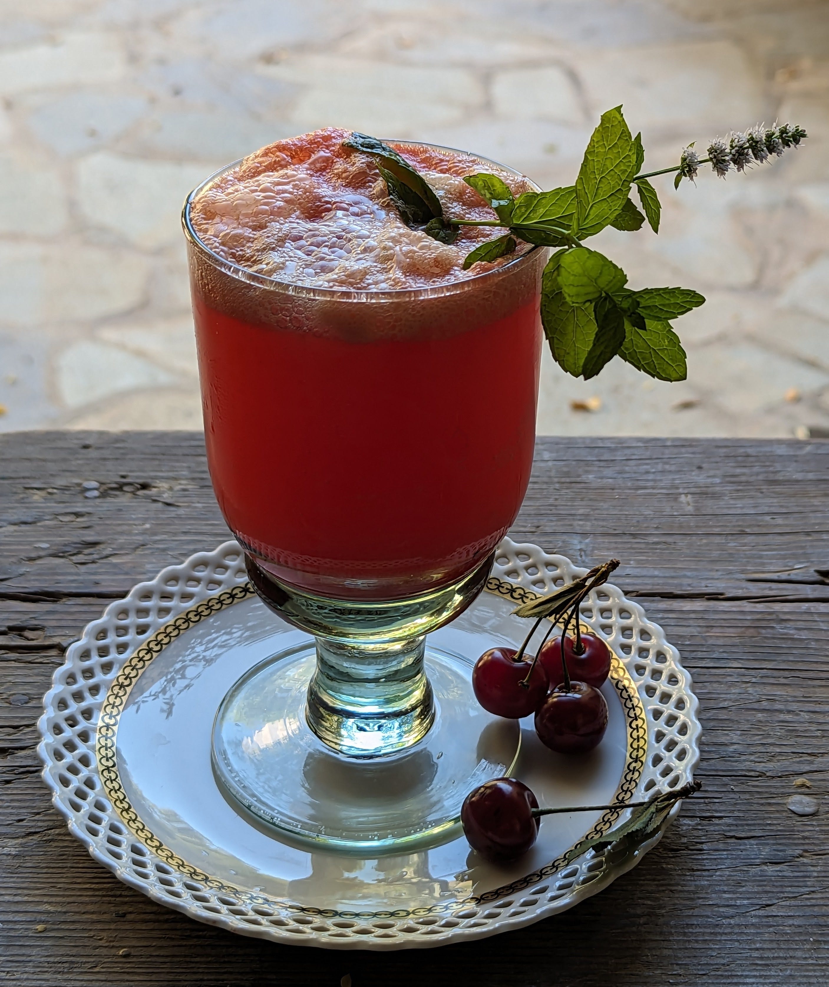 Ruth's Sour Cherry Lemonade - by Aglaia KREMEZI