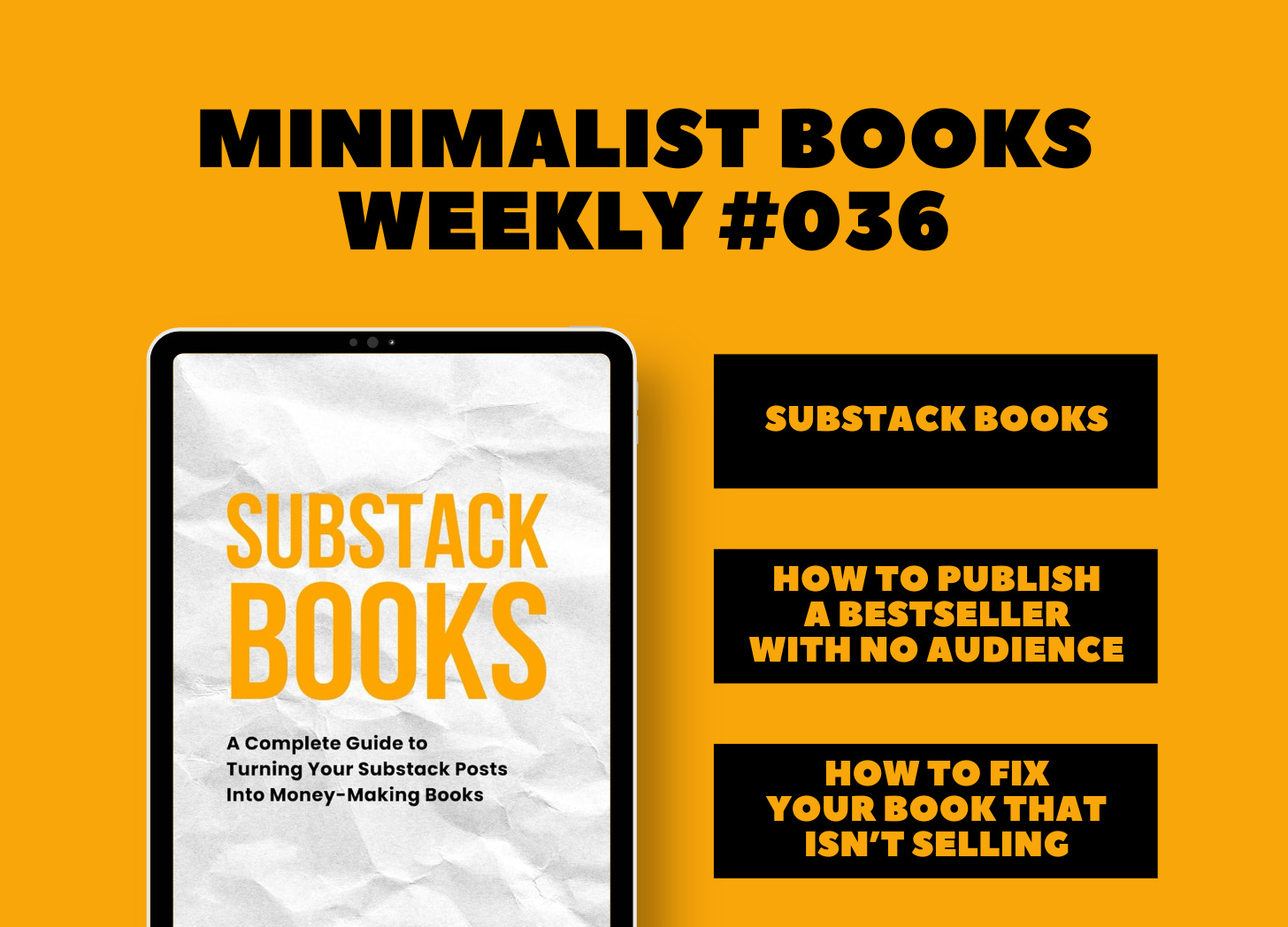 MBW #036 - Substack Books - by Jamie Northrup