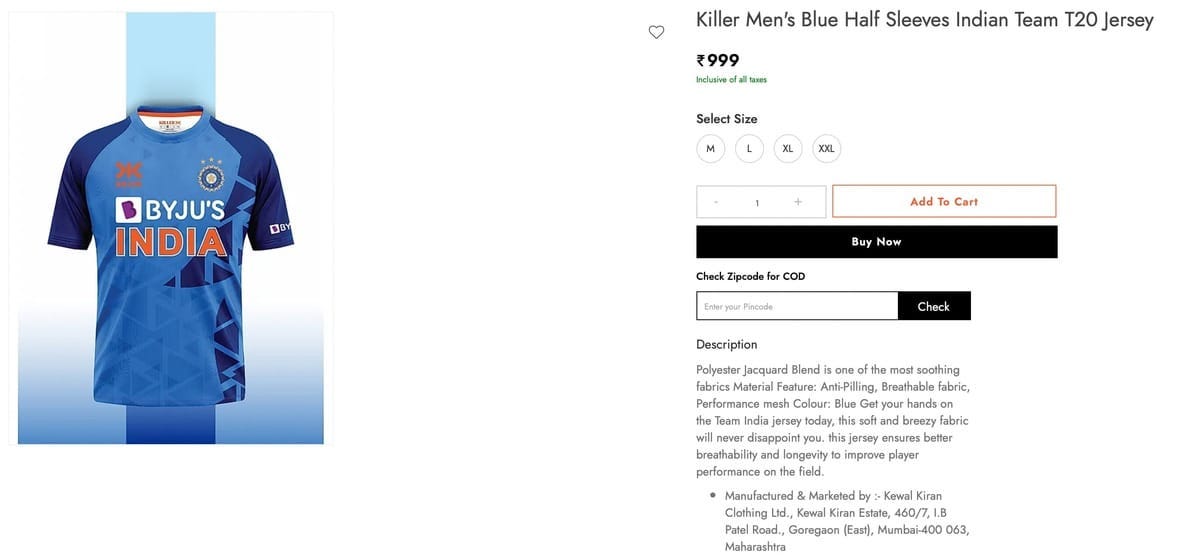 The musical chairs in Indian cricket kit sponsorship