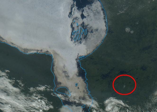Dozens of Very Large Forest Fires ignite in a span of a few hours in ...