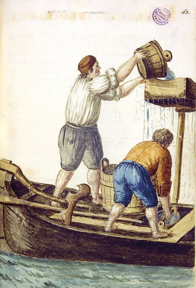 How Venice gets drinking water surrounded by salty, brackish water.