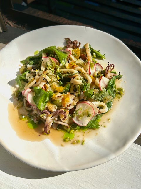 A Grilled Squid Salad for the Start of Summer