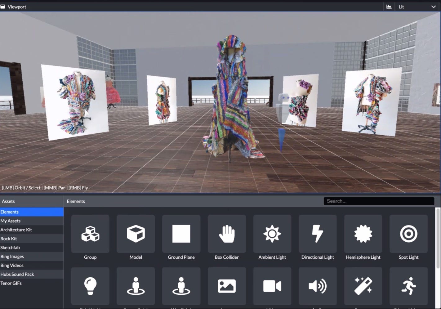 Virtual Reality and Upcycled Textiles