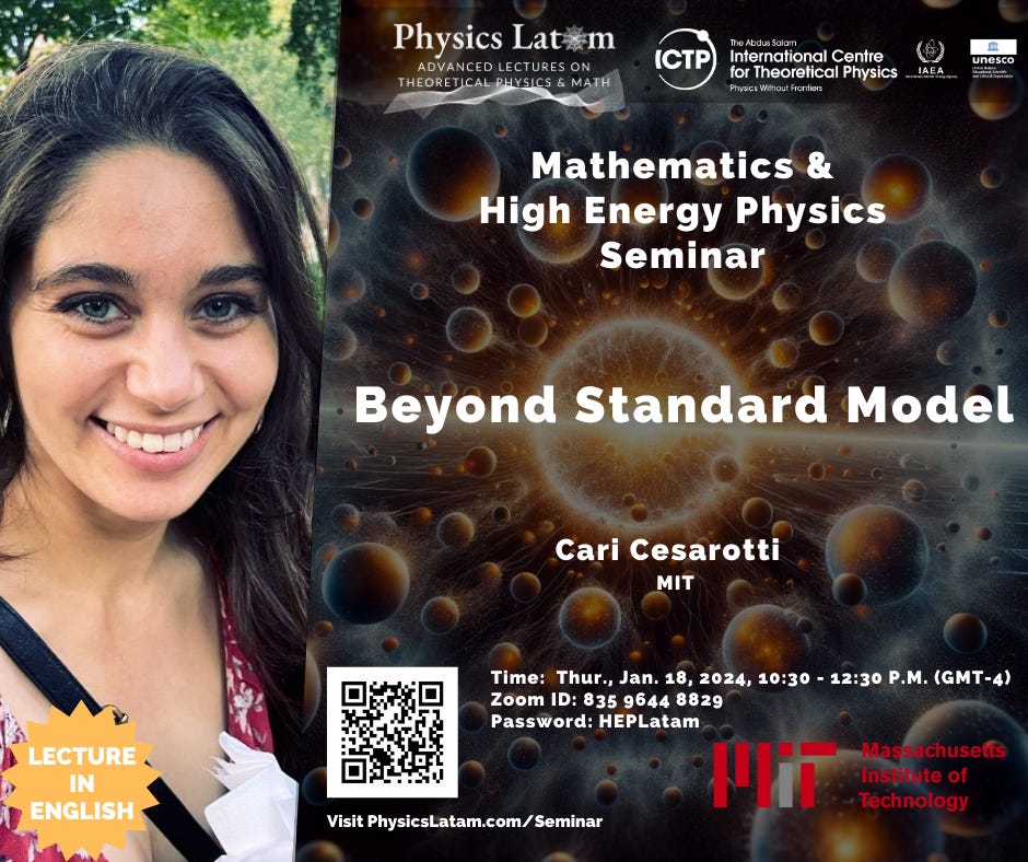 Launching 2024: Inaugural Lecture in Mathematics & High Energy Physics ...