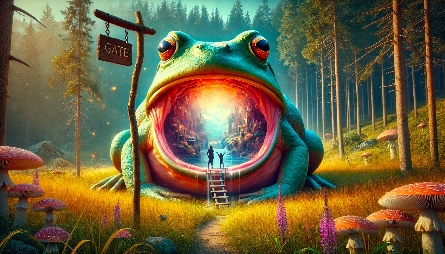 The Boy and His Frog - by Dave Gorum - LET GONE