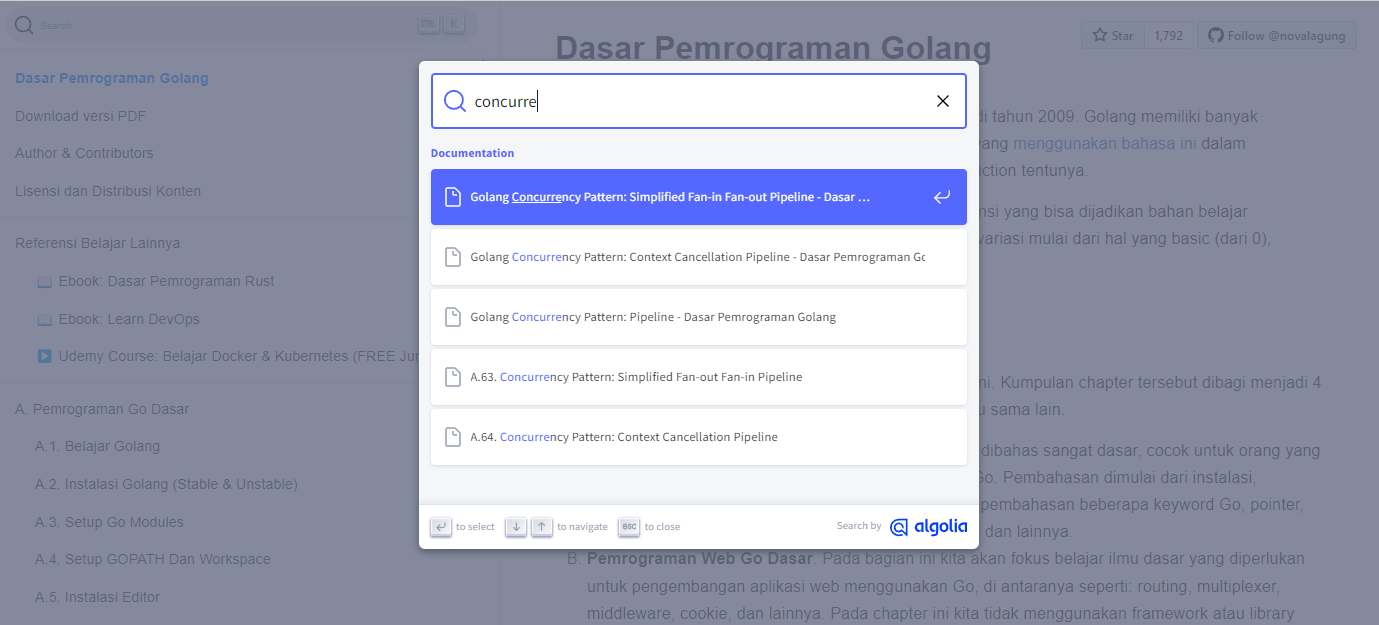 GitBook Legacy and HonKit Plugin for DocSearch v3