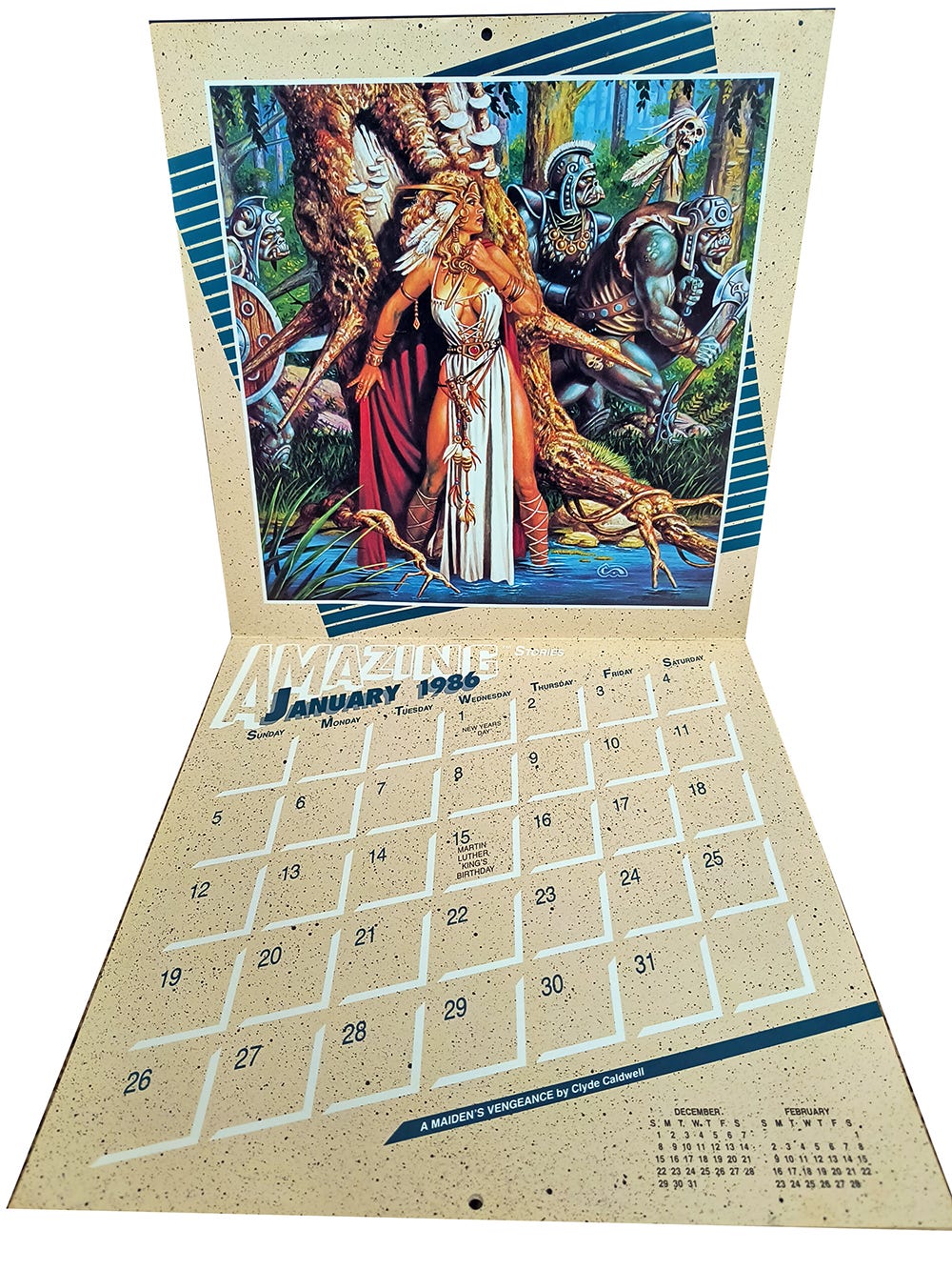 UNEARTHED Fantasy Calendars for 2025 - by J.Q. Graziano