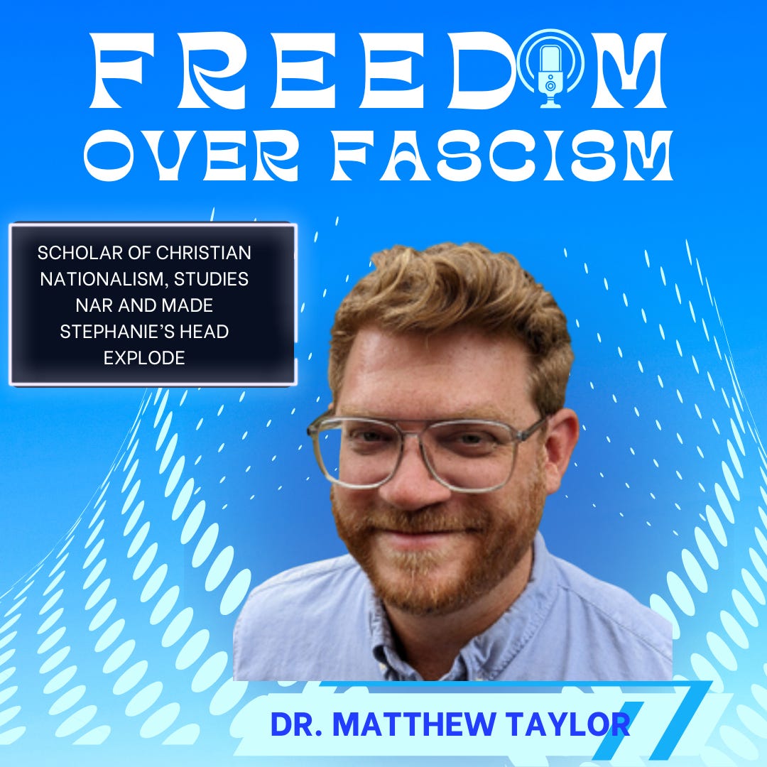 46 Dr. Matthew Taylor, Senior Scholar ICJS on wacky but powerful ...