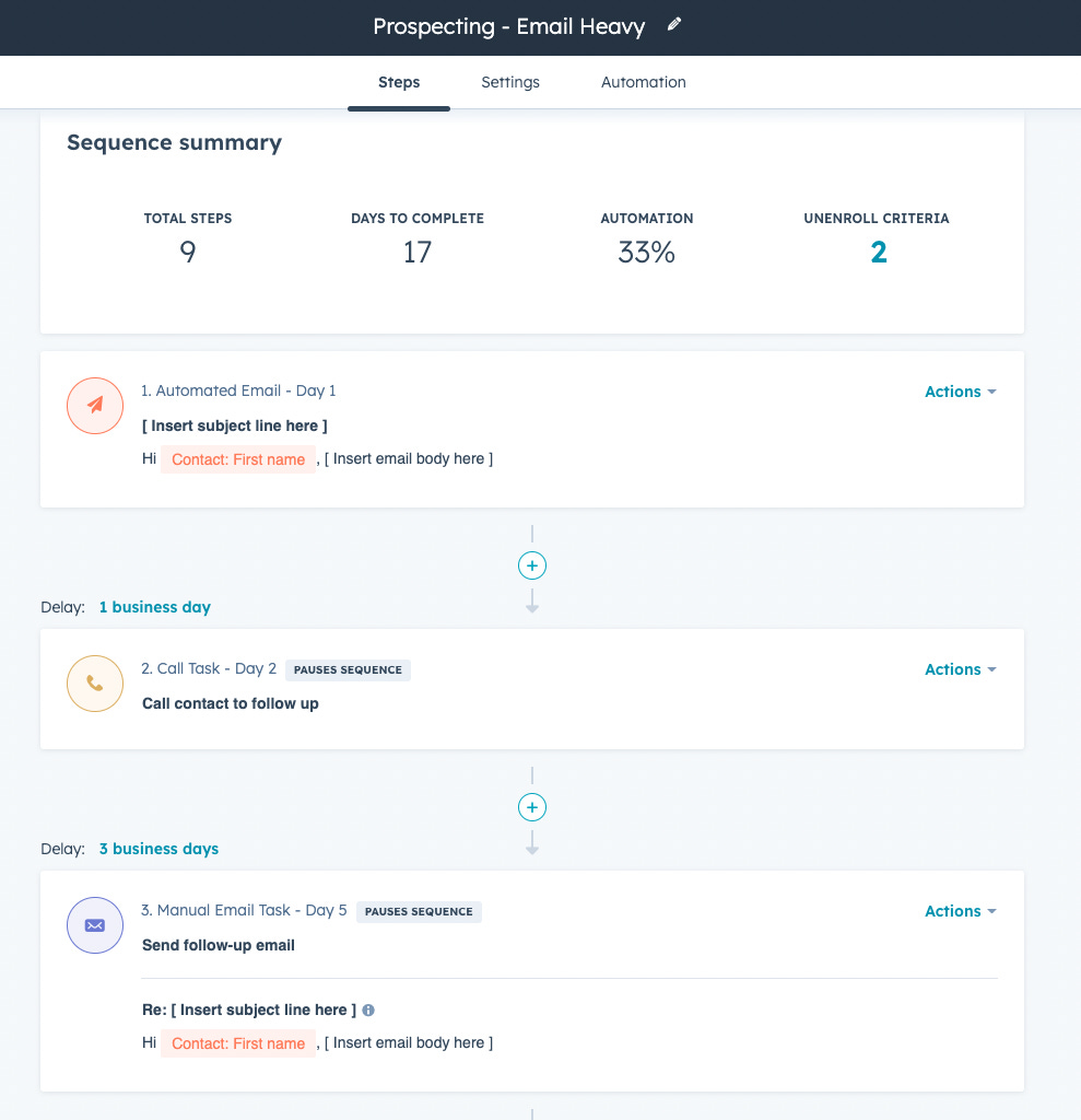 Building a scalable sales function in HubSpot