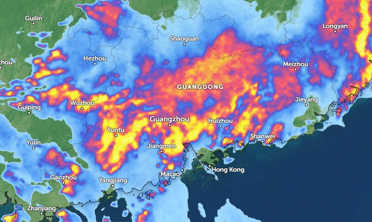 Severe flooding in southern China: 127 million people affected