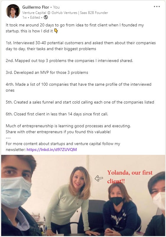 How to find your first 10 clients and not lose them in 1 month