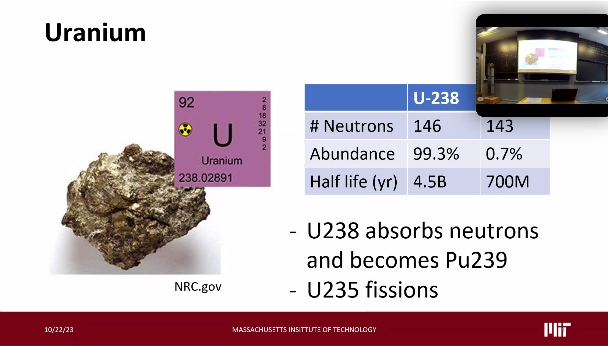 MIT's Crash Course on Nuclear Energy: Part One