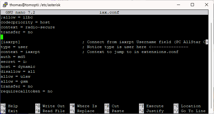 TechNote: Connect your AllStarLink node to a Windows PC with IAXRPT