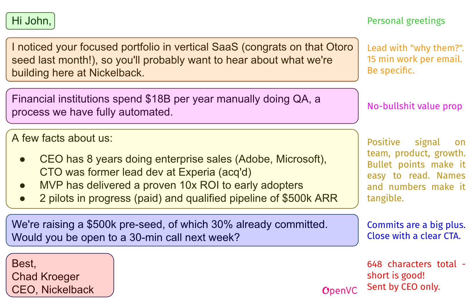 Cold email investors like a boss - by Raja Skogland