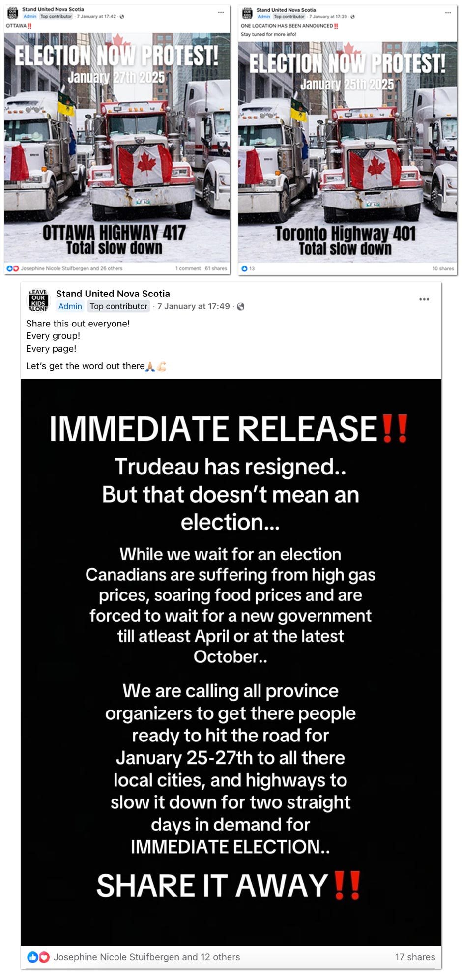 Freedom Convoy Leaders are Trying to Stop a Planned ‘Election Convoy ...