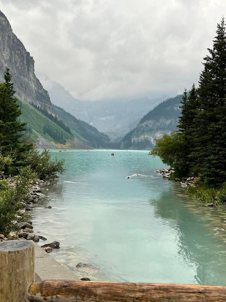 I want to be on a kayak in the middle of this lake