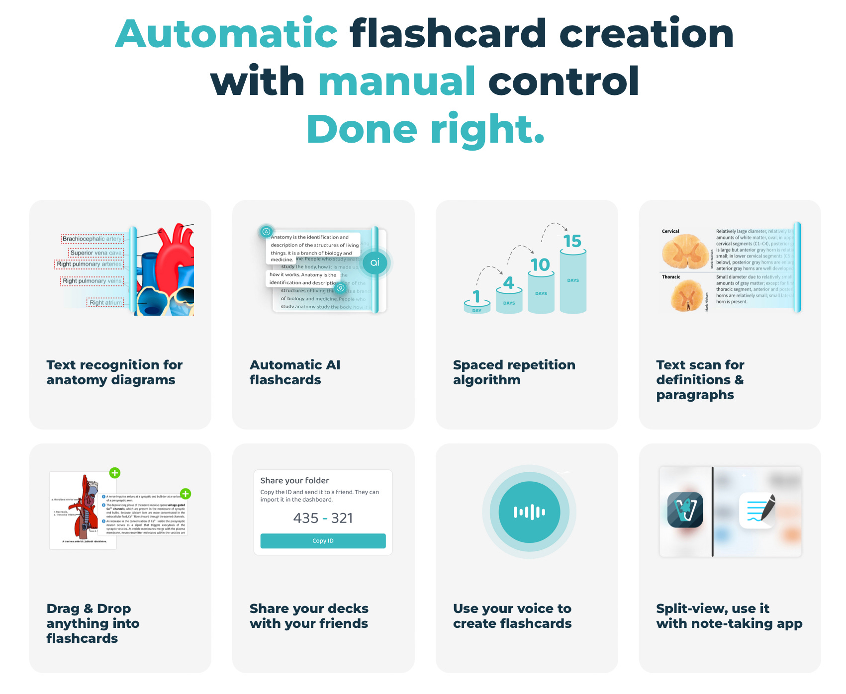 Voovo AI Spaced repetition - Scan images & text to flashcards