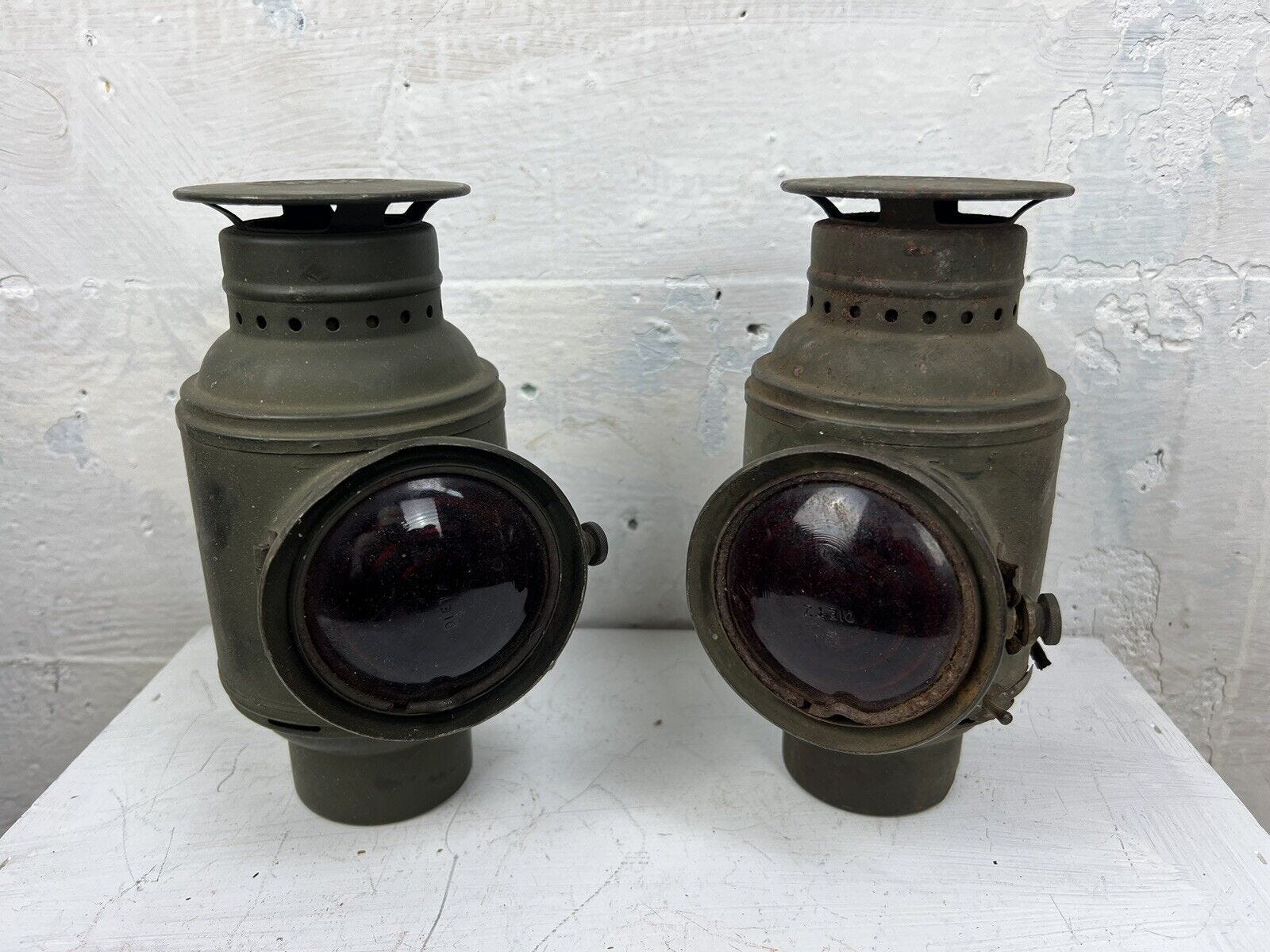 WW1 Dietz Kerosene Ambulance And Truck Lights