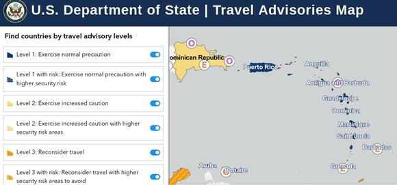 Caribbean Travel? Urgent U.S. Travel Advisories!