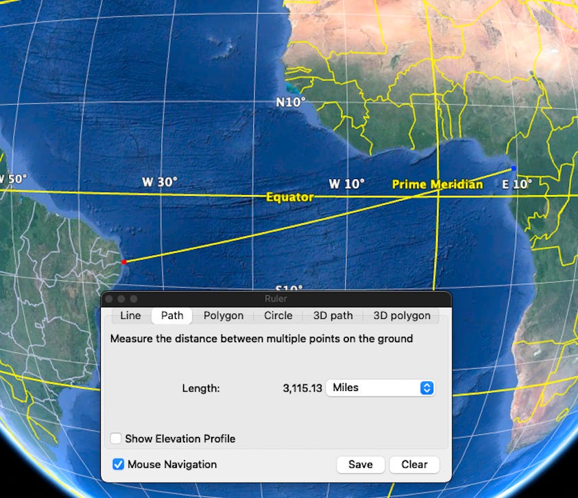 Around the world in three numbers - by Brian Rendell
