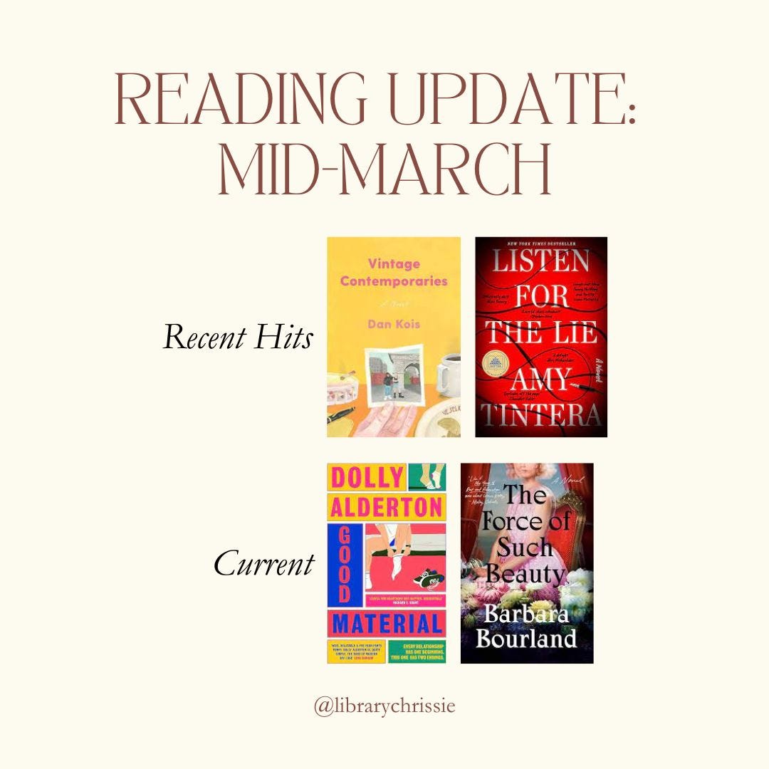 Reading Update - by Chrissie Wright