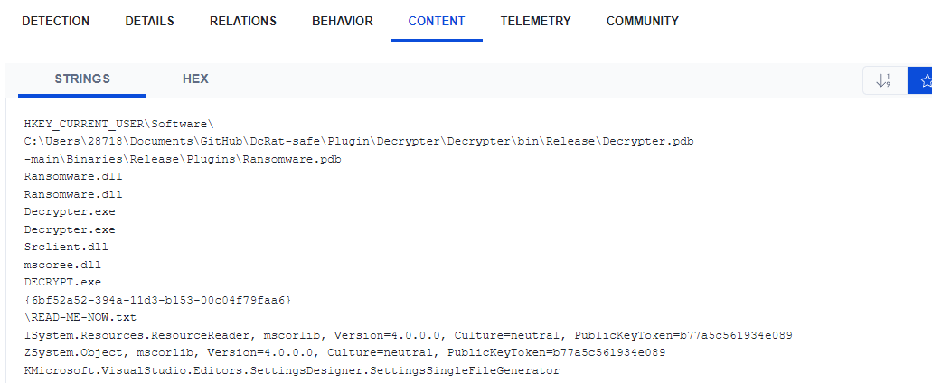 Creating YARA rules using Virustotal content tab