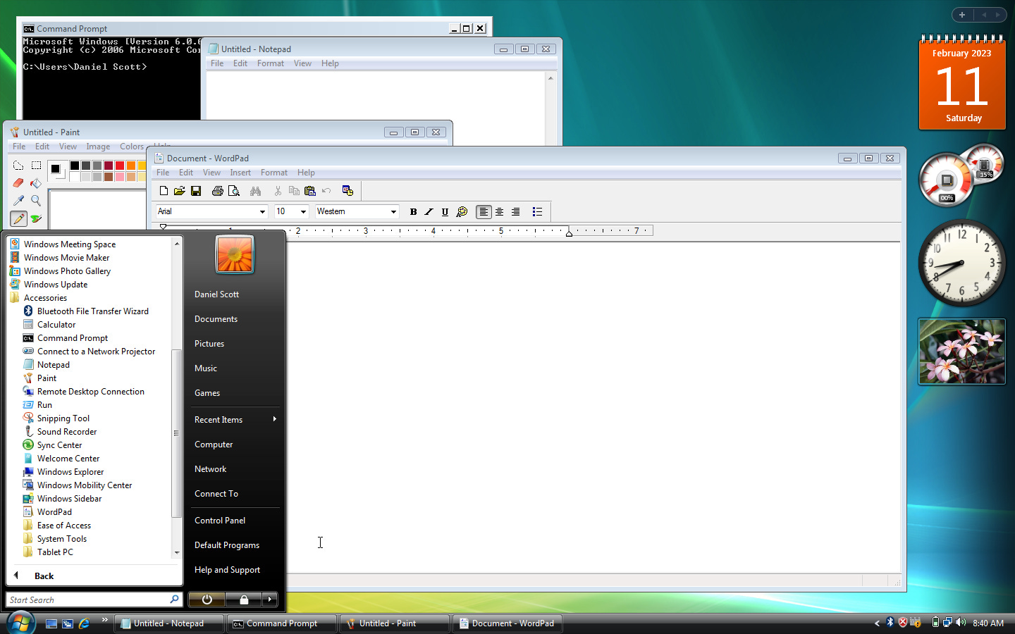 Exploring the Windows Vista Desktop - by Dan Scott