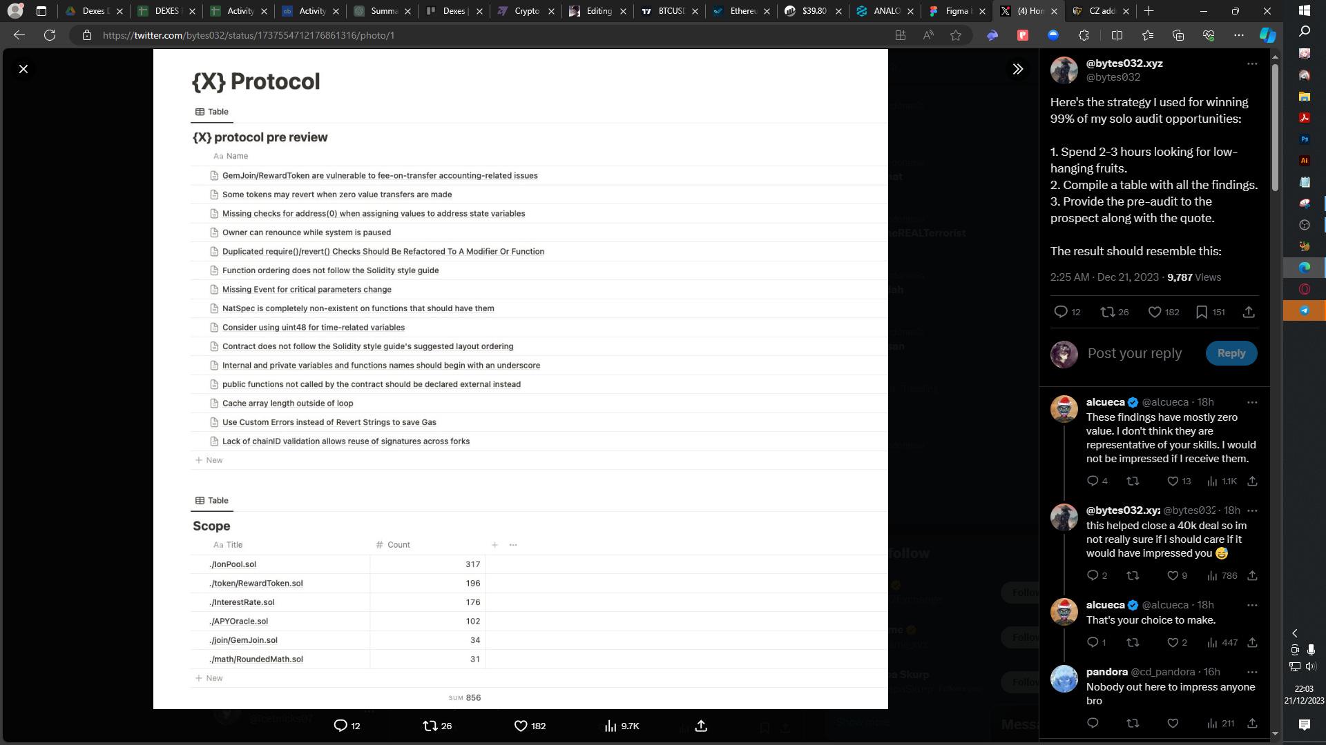 analyst/dex/21dec2023 - Icebricks's Journals
