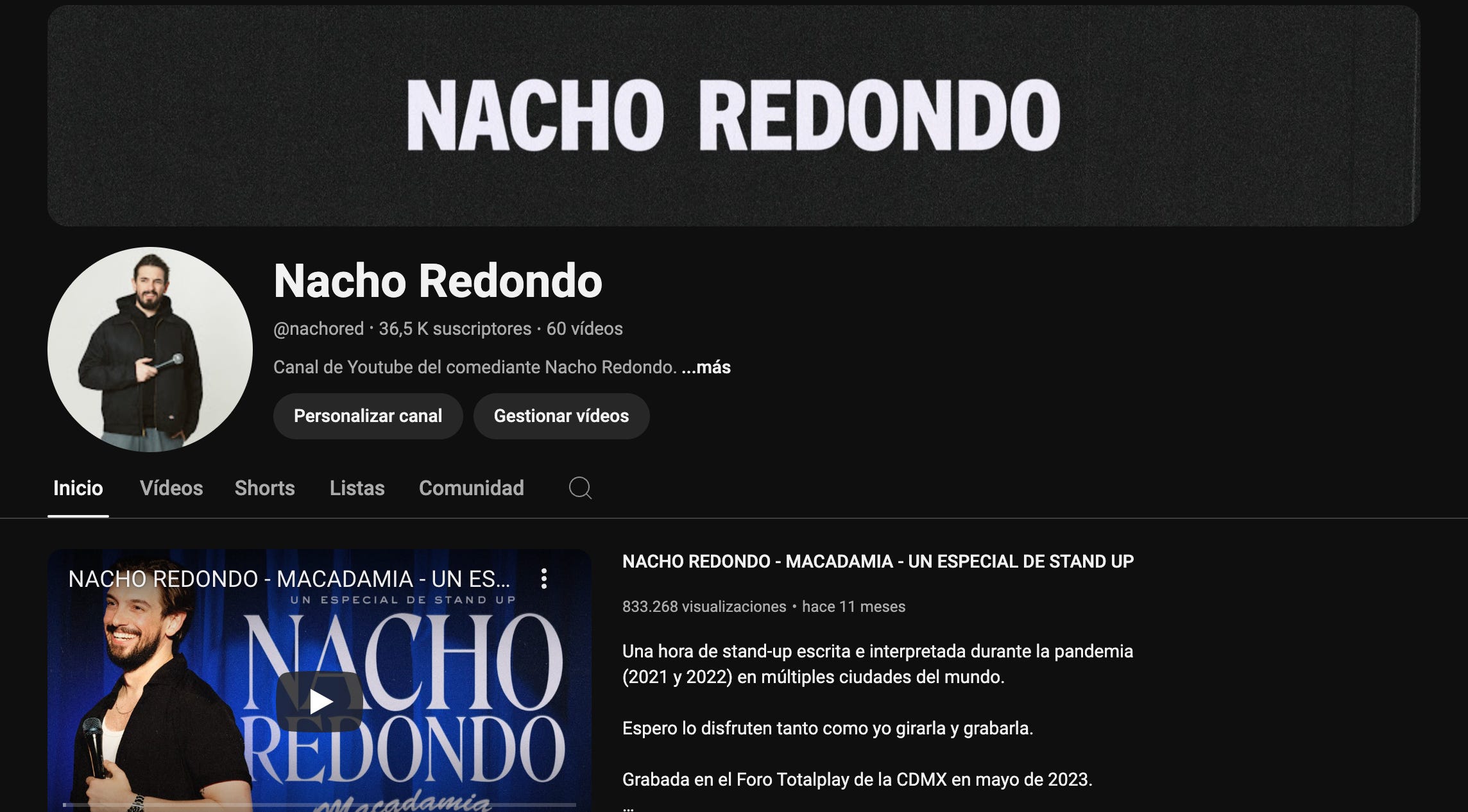 La historia de "TheNachoRedExperience" - by Nacho Redondo