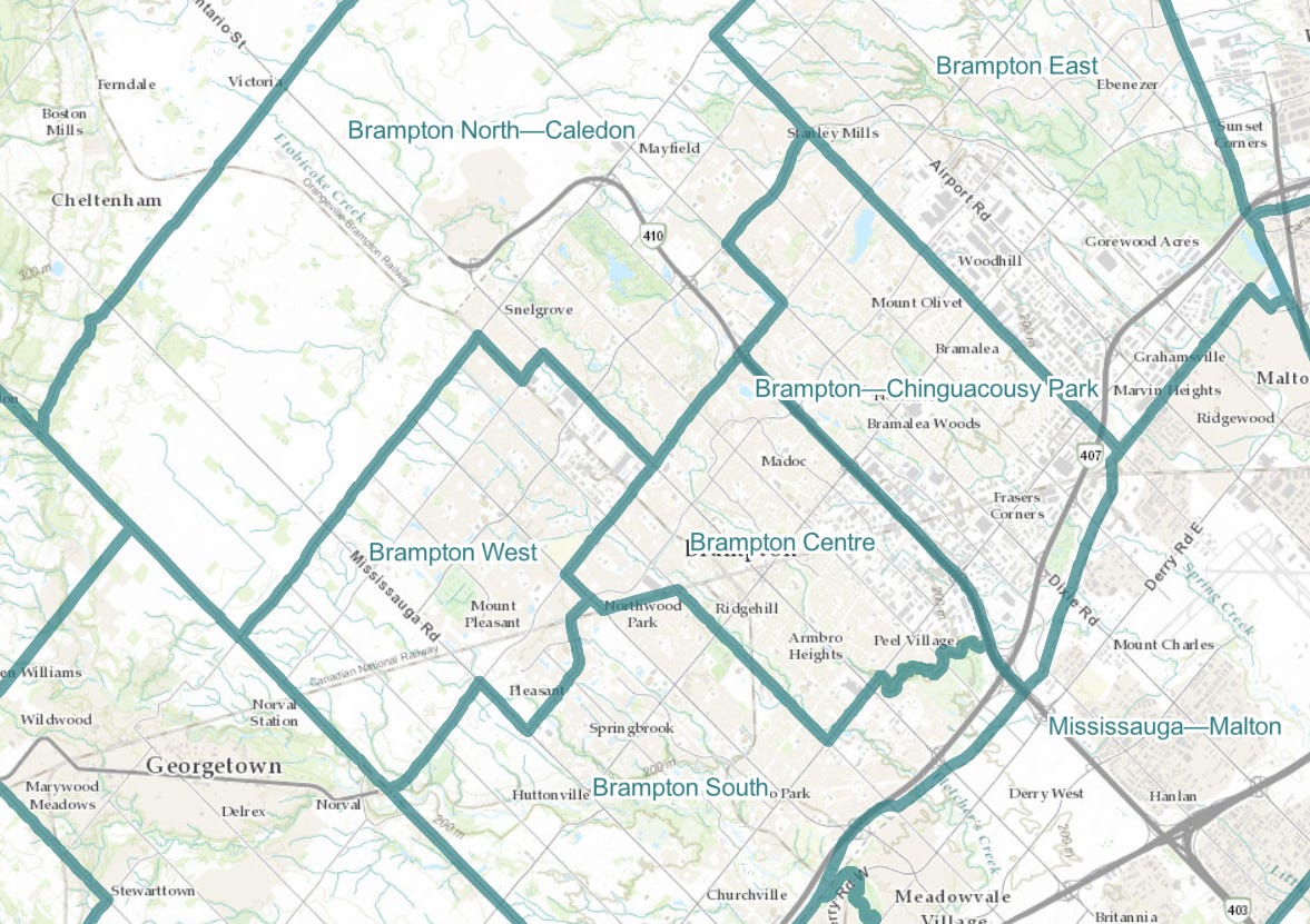 Liberals winners in new Toronto and Peel map