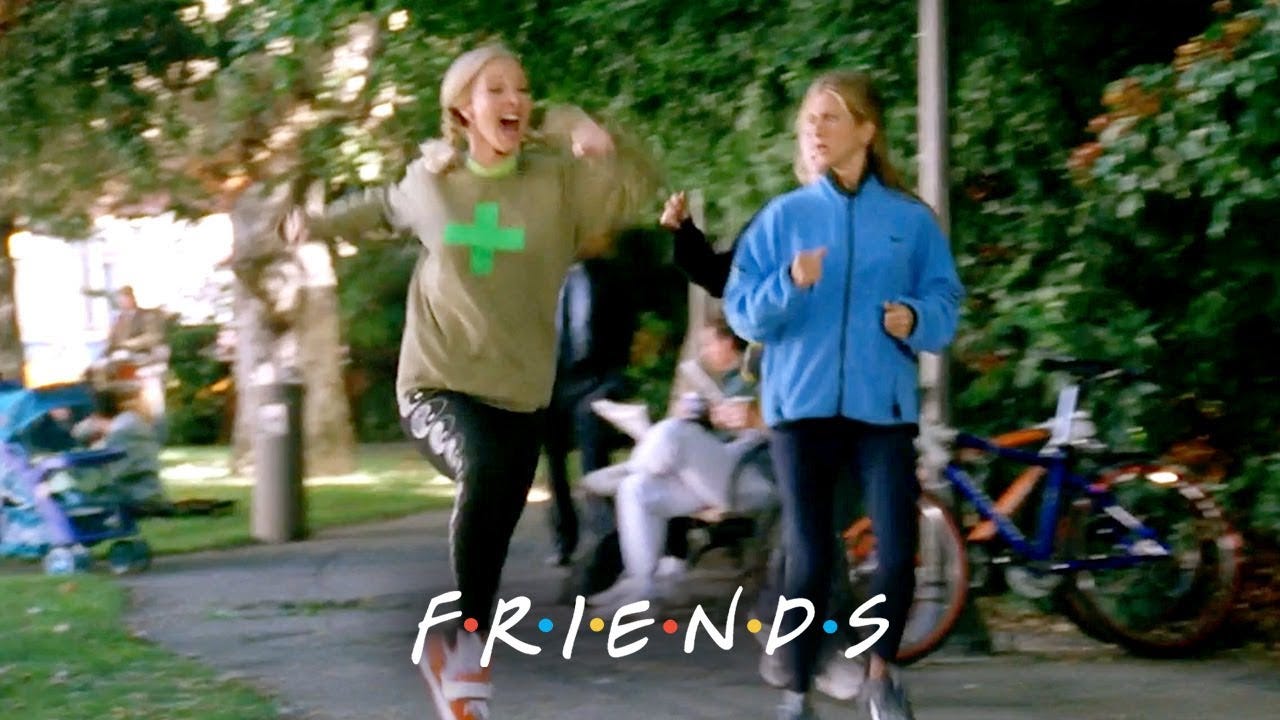 Let's hold hands and break into song and run like Phoebe in Friends