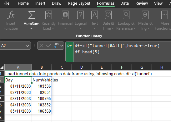 Python in Excel part 2 - by Tolga Cakir - Tolga’s Substack