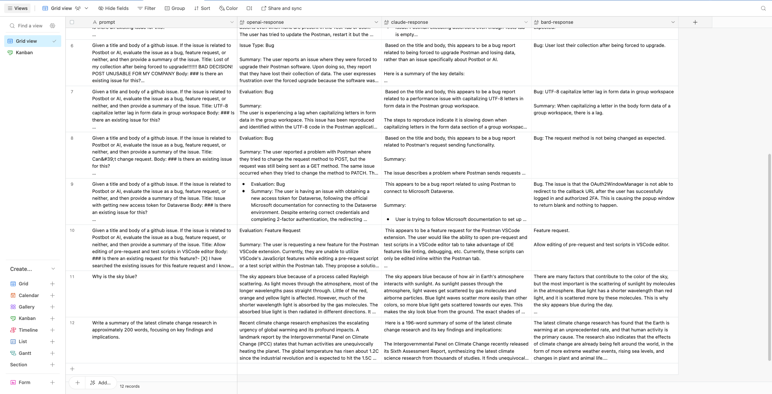 AI Productivity Tools Series: Streamlining AI Analysis with Postman Flows and Airtable